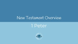 Main Themes of the Book of 1 Peter | Water on Thirsty Land