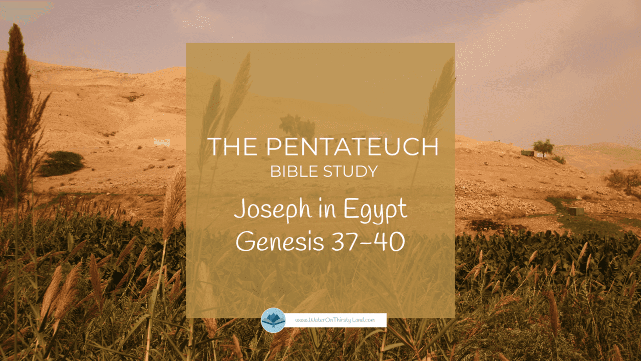 The Pentateuch: Joseph in Egypt, Genesis 37-40 | Water on Thirsty Land